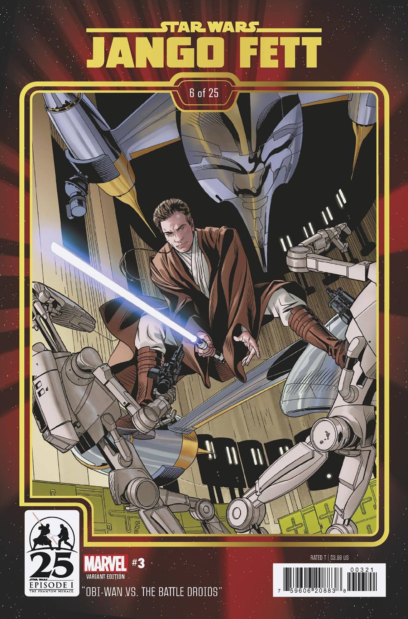STAR WARS JANGO FETT #3 PHANTOM MENACE 25TH ANN VAR | Modern Age Comics