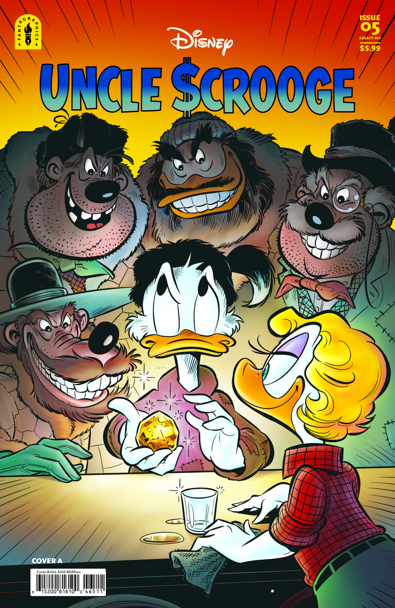 UNCLE SCROOGE LEGACY #465 FIRST AIDERS OF DAWSON CVR A ARLID MIDTHUN ...